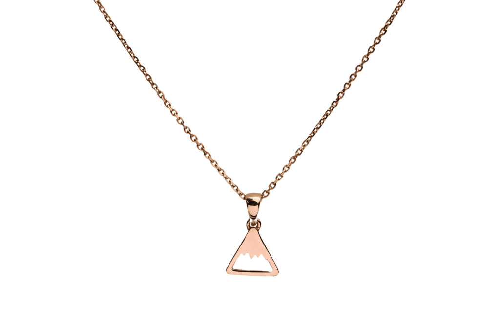 Gold Vermeil Mountain Necklace - Treeline Collective